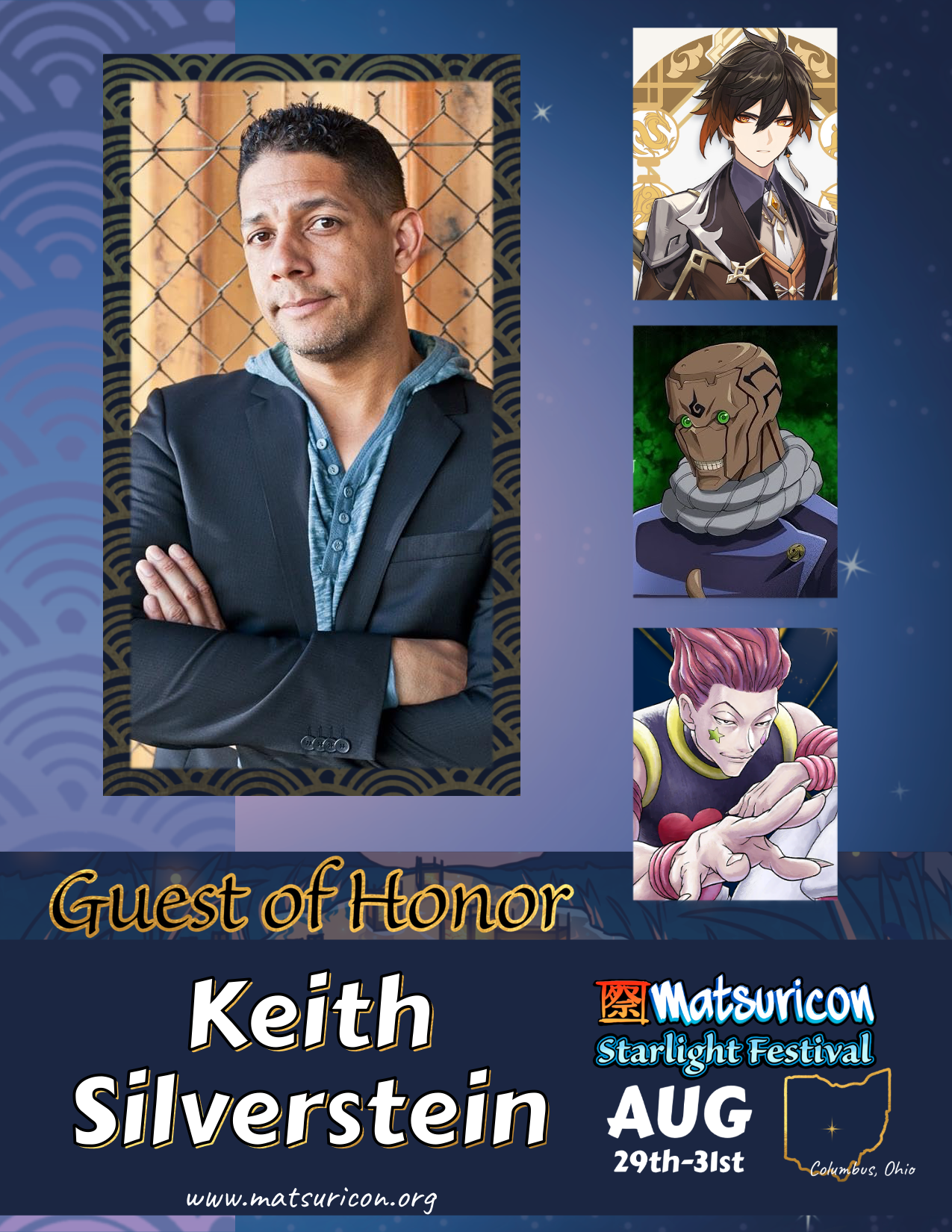 Guest of Honor 2025 - Keith Silverstein - Matsuricon