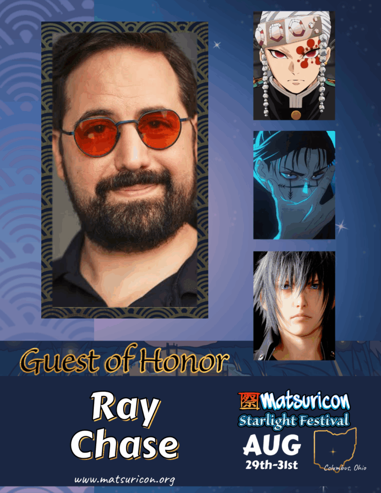 Guest of Honor 2025 - Ray Chase - Matsuricon