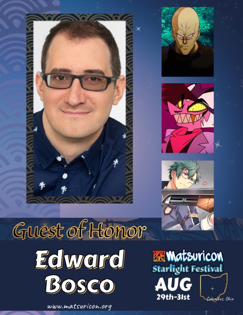 Guest of Honor 2025 - Edward Bosco - Matsuricon