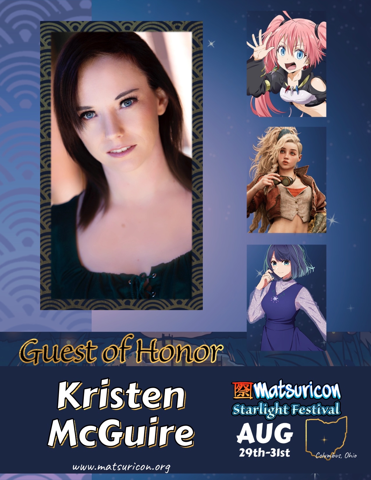 Guest of Honor 2025 - Kristen McGuire - Matsuricon